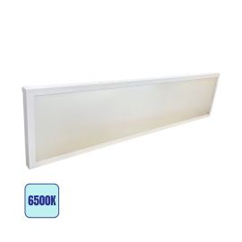 Plafoniera LED 60W 6000K 30x120 cm con Trasformatore e Kit Montaggio